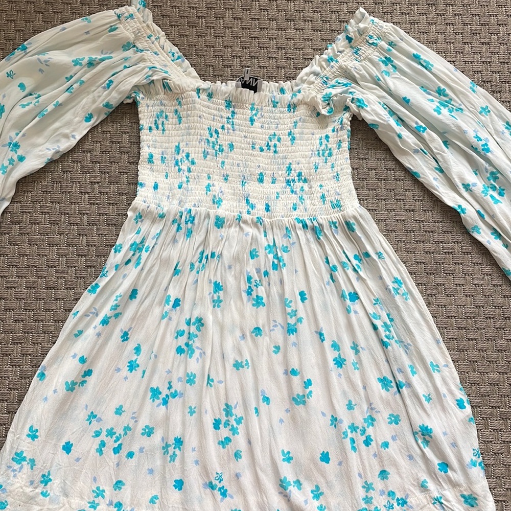 Ganni Blue Floral Dress - Gem